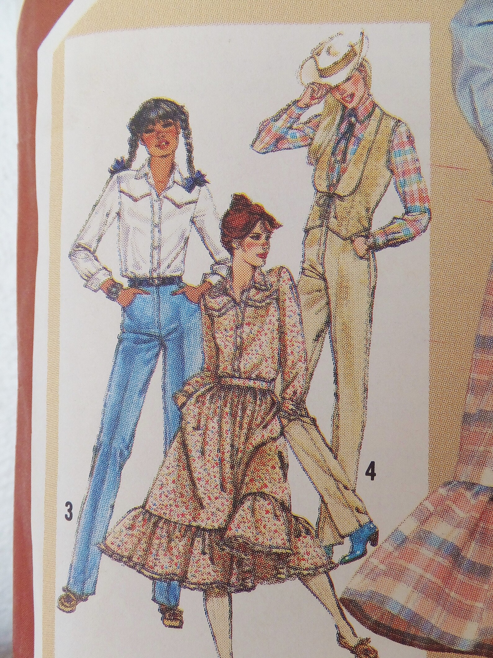 Western Wear Pattern Vintage 1980's 1970's Simplicity | Etsy