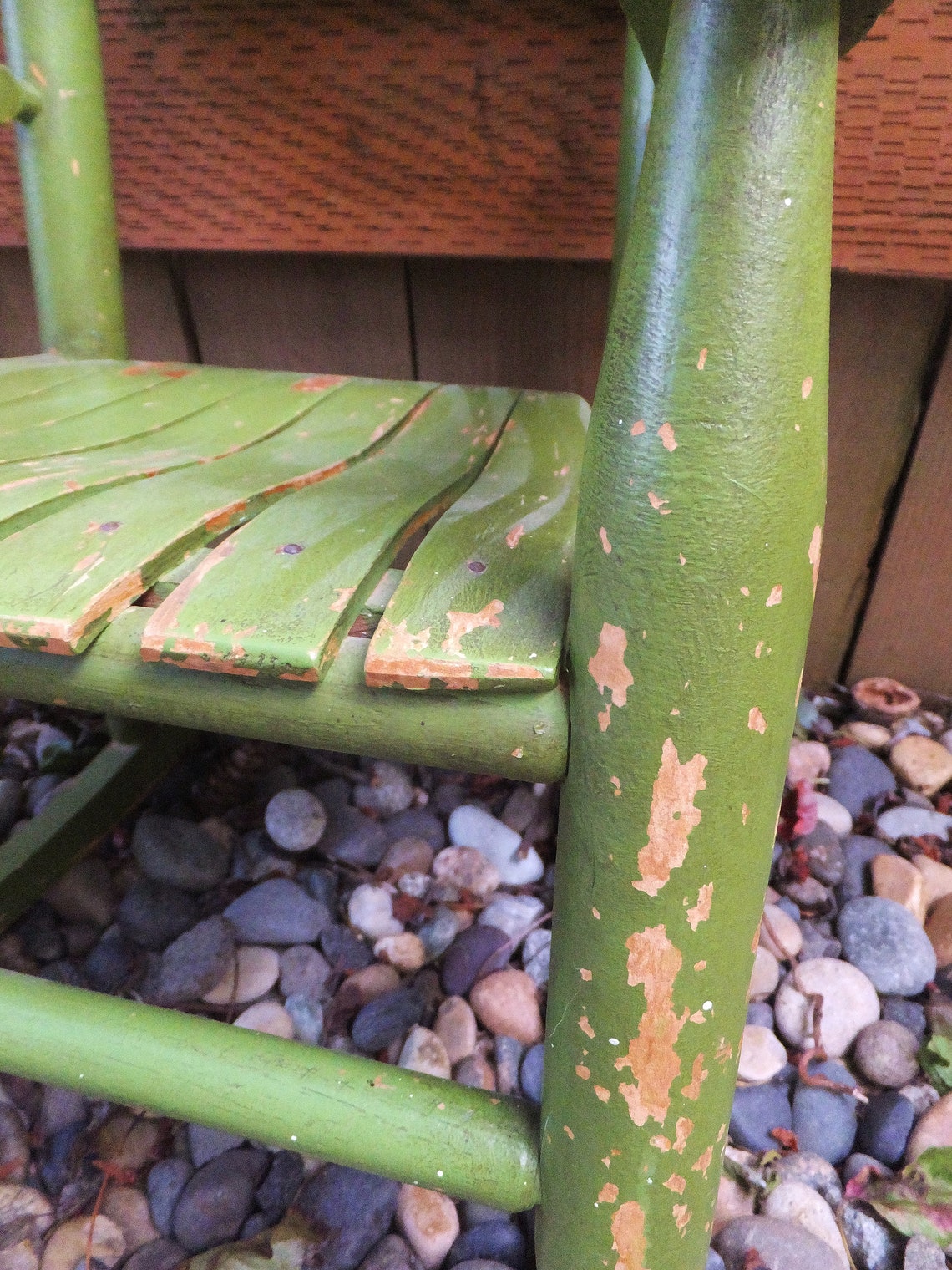 Vintage Green Children's Rocking Chair Nursery Rocking - Etsy