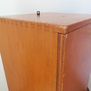 Vintage Microscope Box Wooden Box Tiyoda Microscope Box Wood Box ...