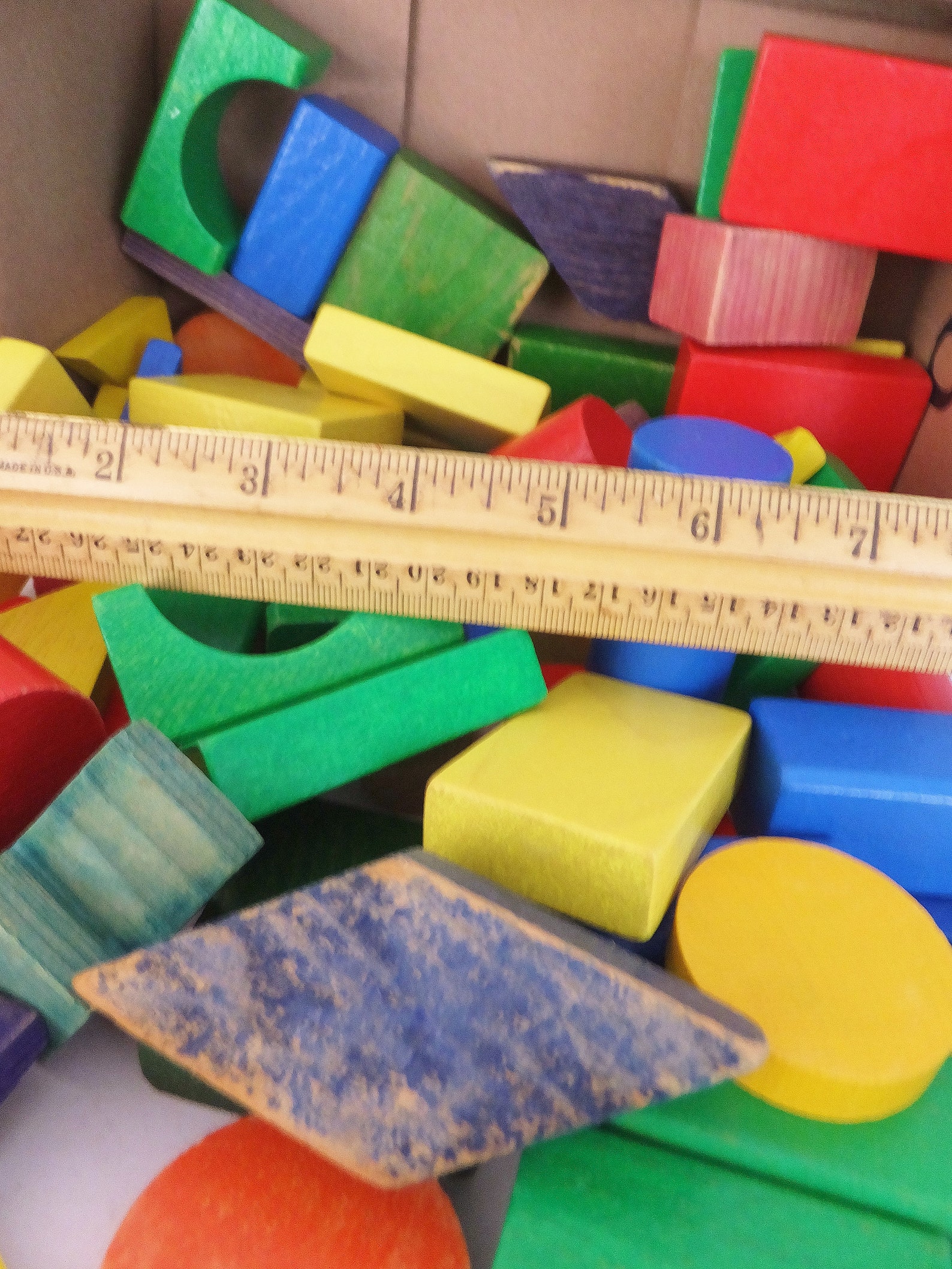 Vintage Wooden Building Blocks Vintage Kids Building Toy - Etsy