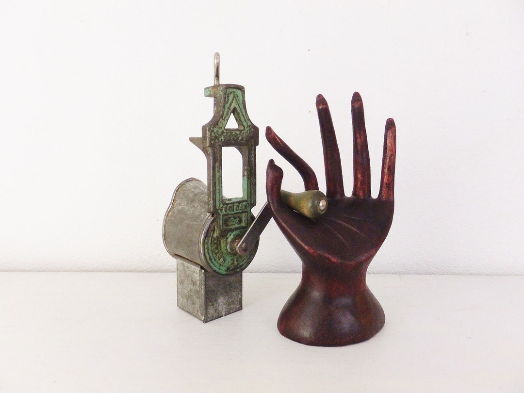 Antique Food Processor Lorraine Metal Mfg Co. Food Grater Vintage Green ...