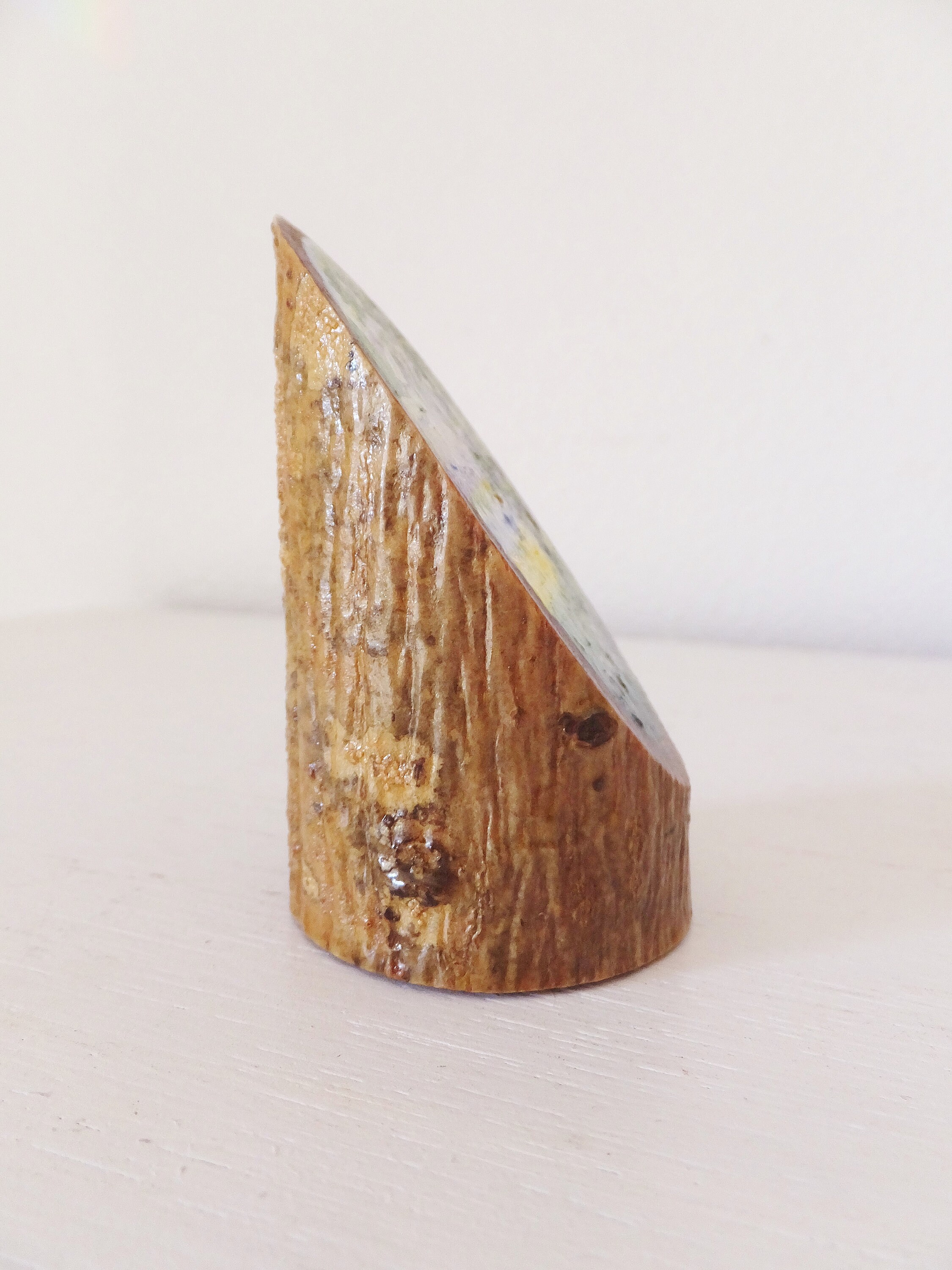 Small Cottage Garden Painting on Rustic Branch Cottage Chic | Etsy