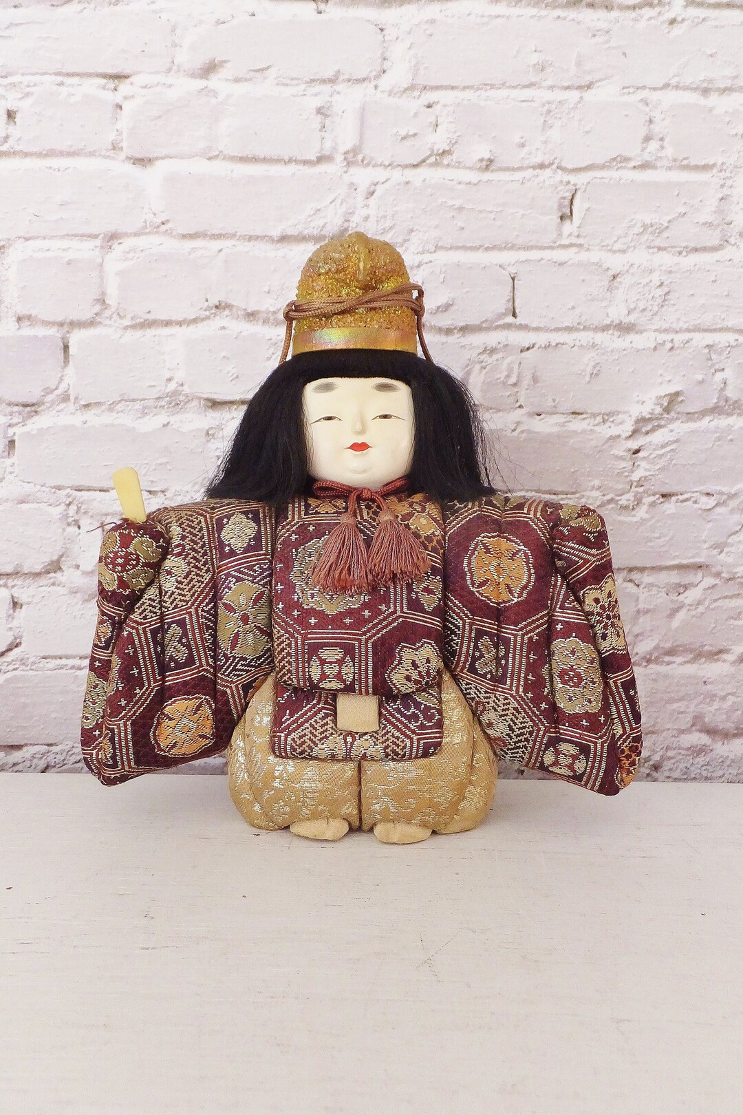 Japanese Kimekomi Doll Shinto Priest Doll Traditional Japanese ...