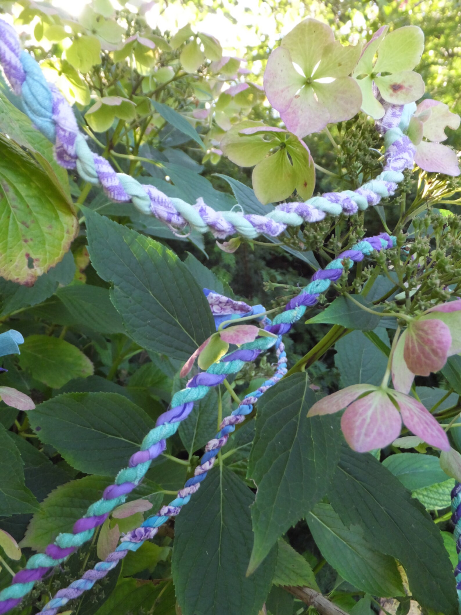 Aqua & Purple Rope Garland Decoration Decor Garland 6 ft long | Etsy
