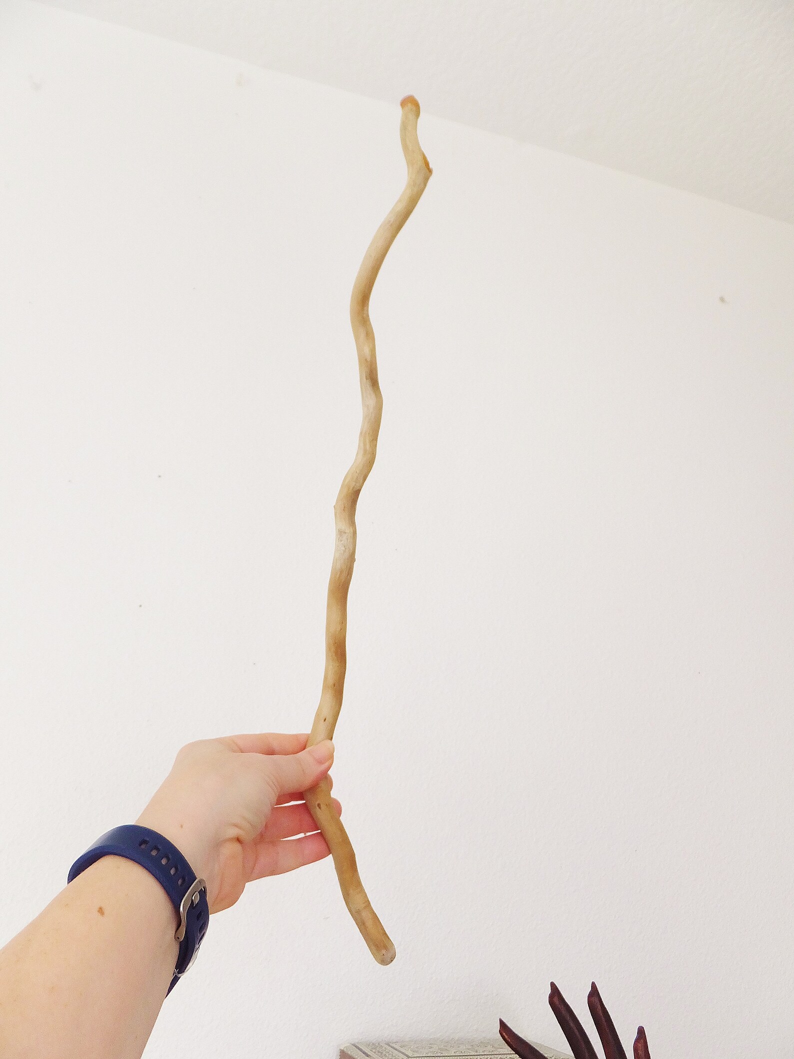 Long Magic Wand With Orange Agate Tip Wiccan Wand Potter - Etsy