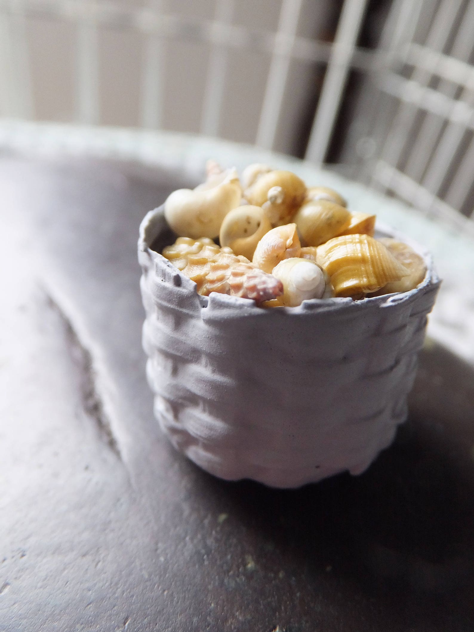 Miniature 1:12 Beach Shell Collection Basket With Tiny Shells - Etsy