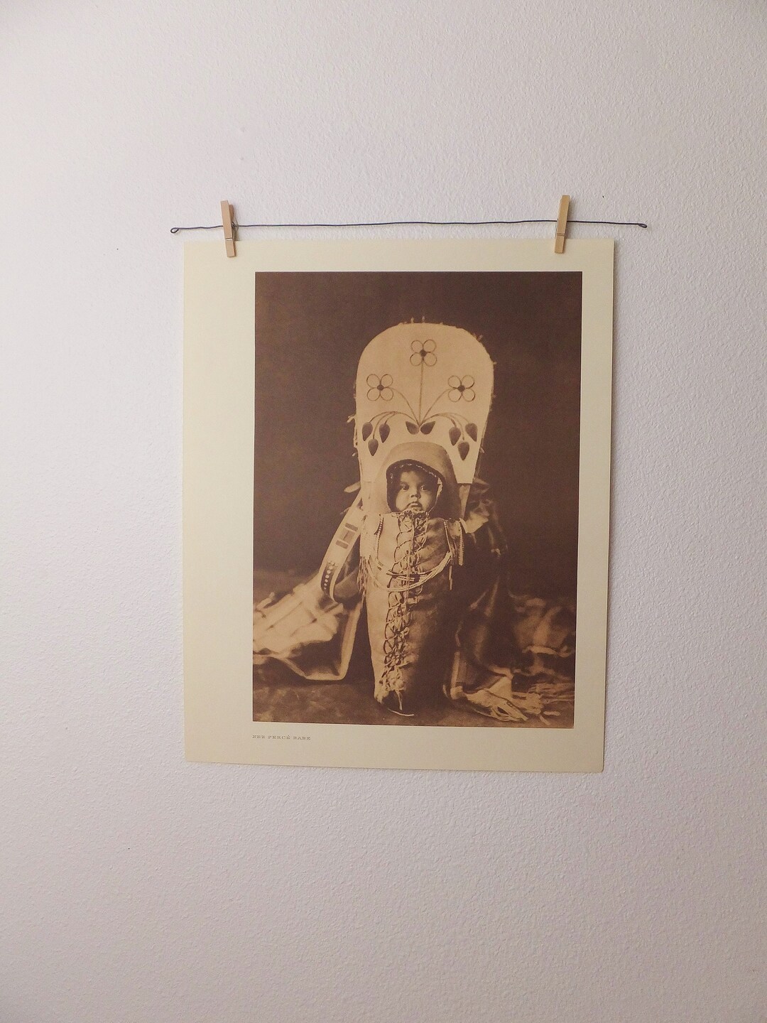 Native American Baby Print Sepia Prints of Native Americans by Edward S ...