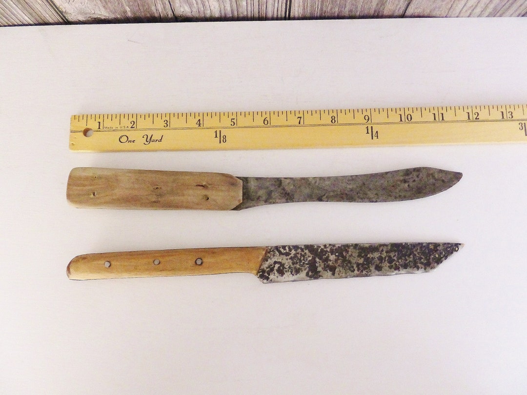 Rustic Primitive Farmer's Knives Farmhouse Decor Industrial Decor Folk ...