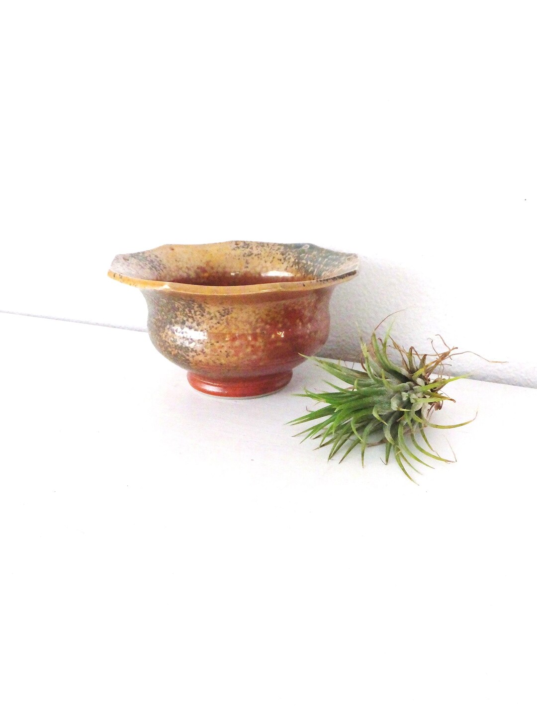 Handmade Ceramic Salsa Bowl: Brown Glazed Art Pottery Dip Bowl - Etsy