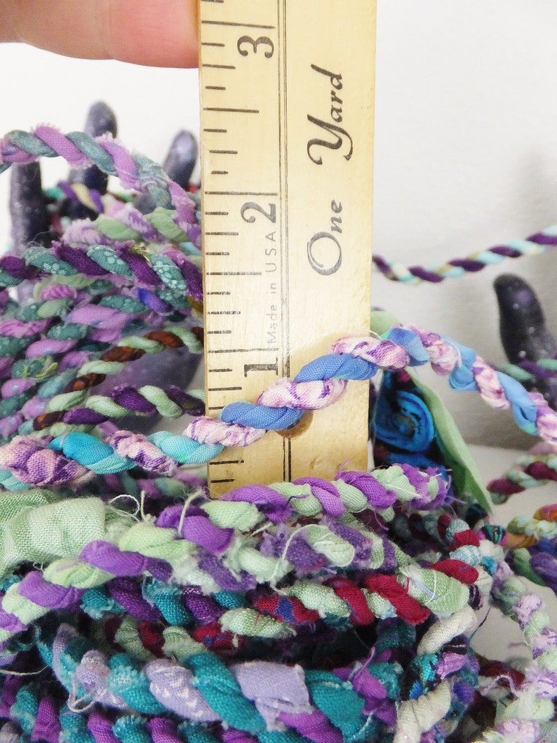Aqua & Purple Rope Garland Decoration Decor Garland 6 Ft Long - Etsy