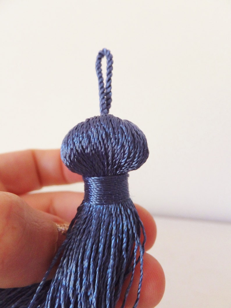 Blue Tassel Vintage Tassel Decorative Tassel Cadet Blue DIY | Etsy
