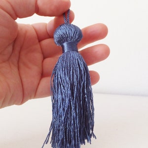 Blue Tassel Vintage Tassel Decorative Tassel Cadet Blue DIY Upholstery ...