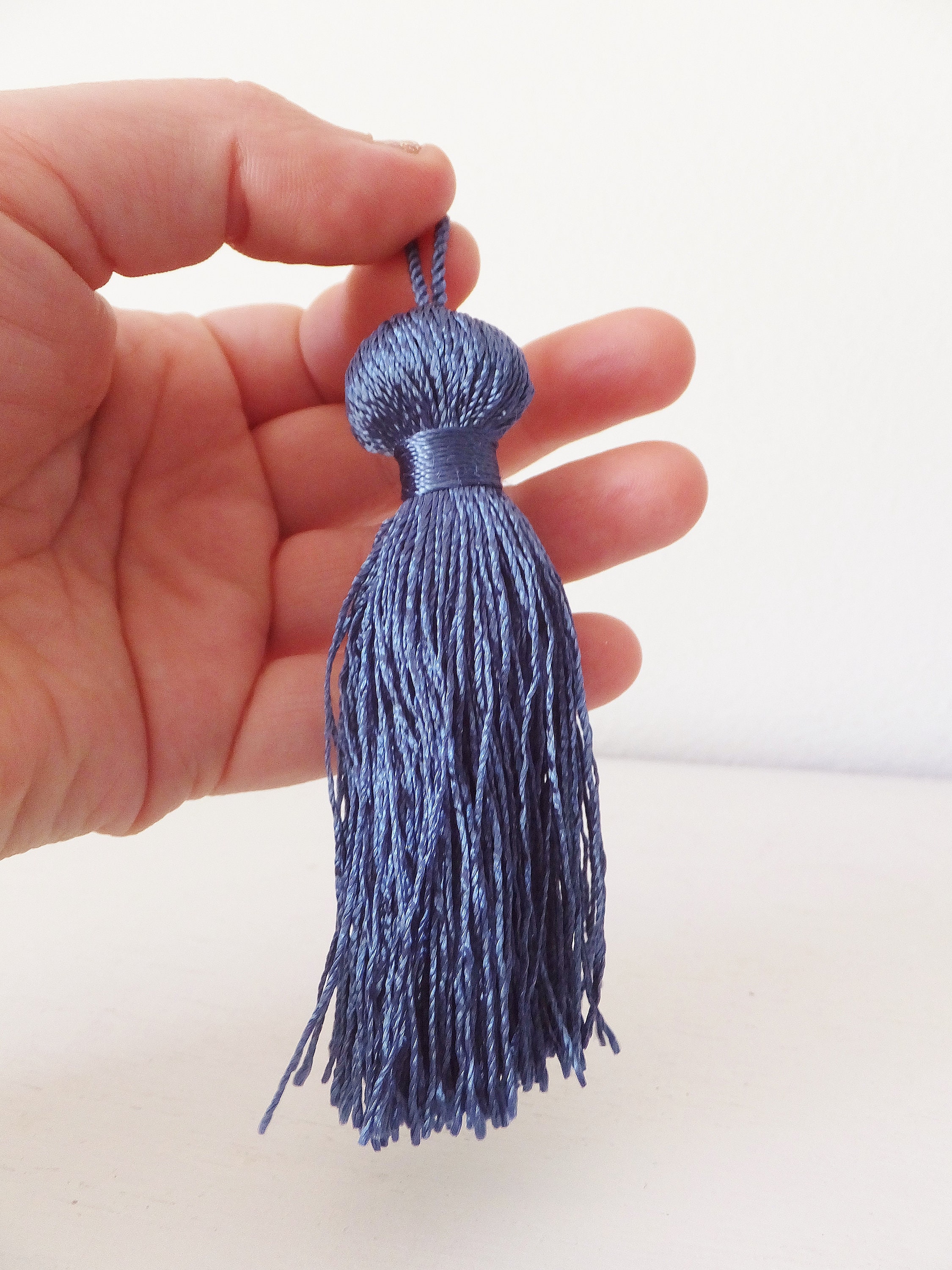 Blue Tassel Vintage Tassel Decorative Tassel Cadet Blue DIY | Etsy