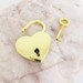 Heart of Gold Padlock Lovers Lock Love Lock Gold Heart Lock - Etsy