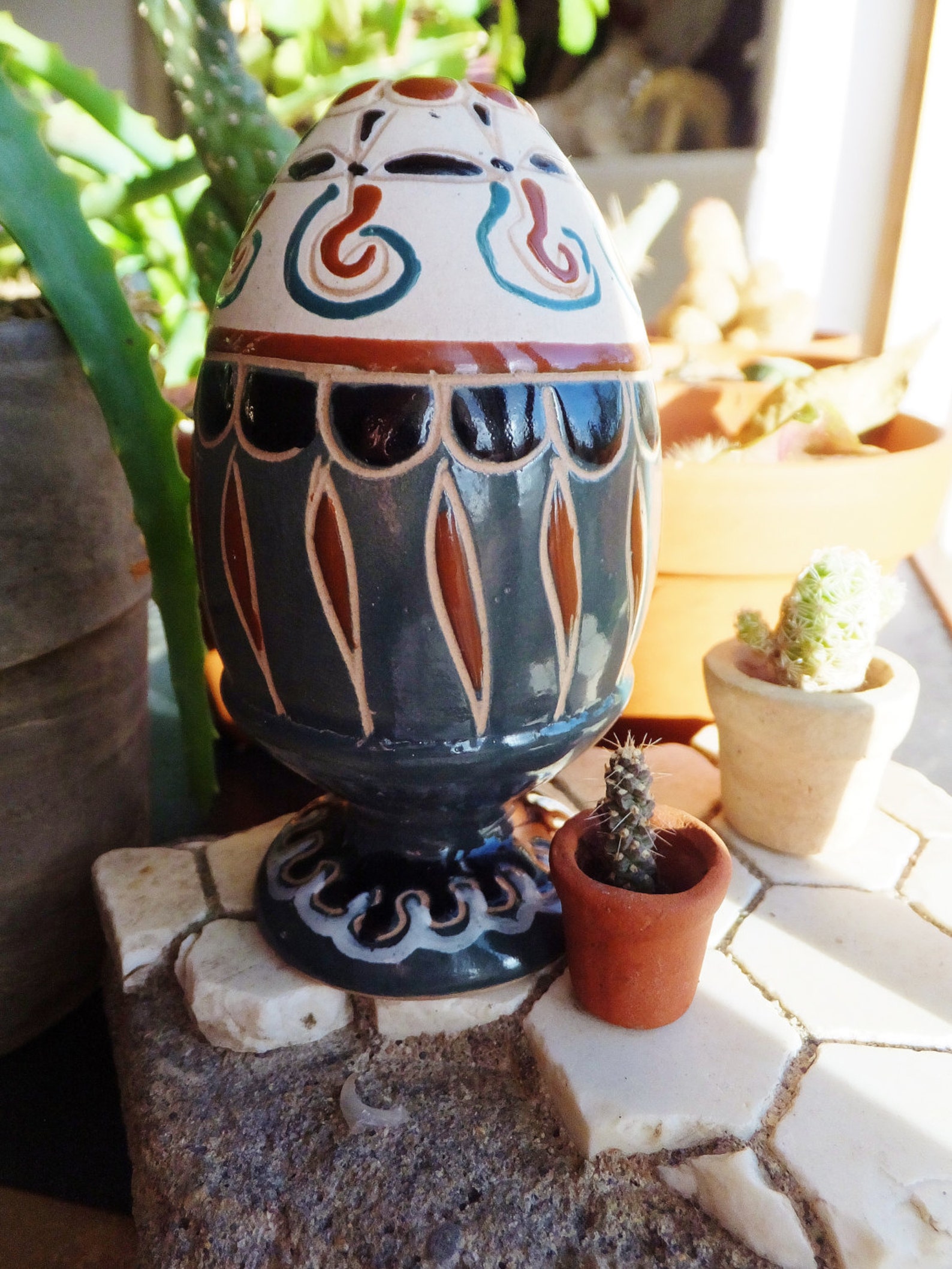 Charming Little Vase Egg Shaped Vase Holder Boho Small Vase - Etsy