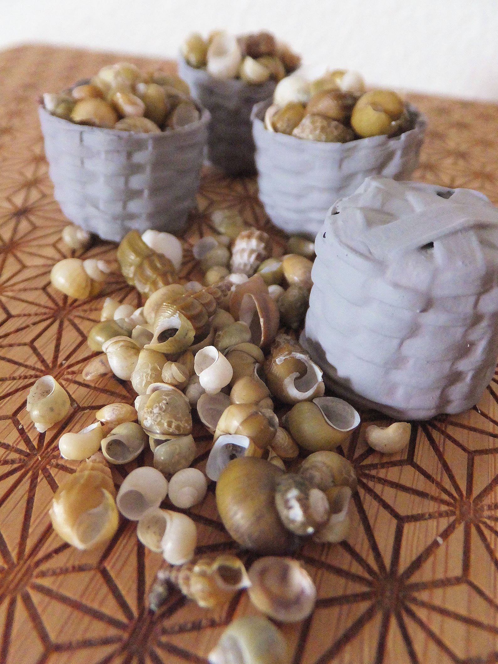 Miniature 1:12 Beach Shell Collection Basket With Tiny Shells - Etsy
