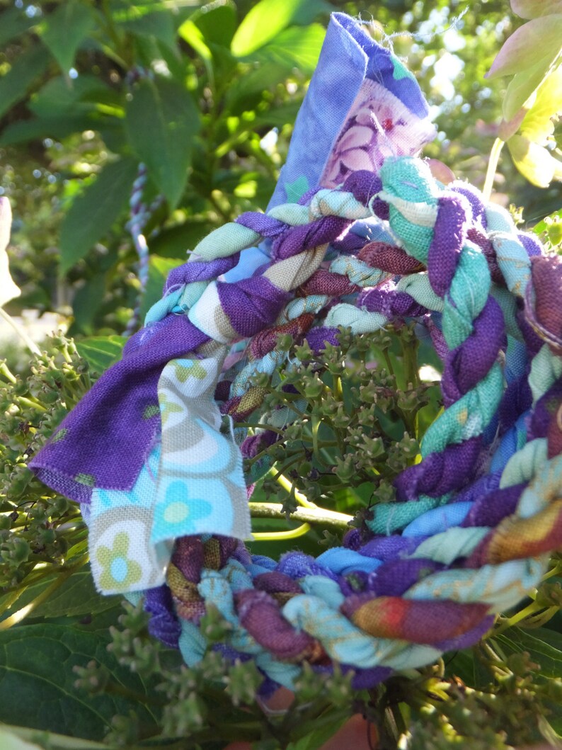 Aqua & Purple Rope Garland Decoration Decor Garland 6 Ft Long - Etsy