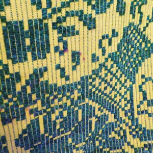 Vintage Bohemian Floral Green & Yellow Rug Textile Sofa - Etsy