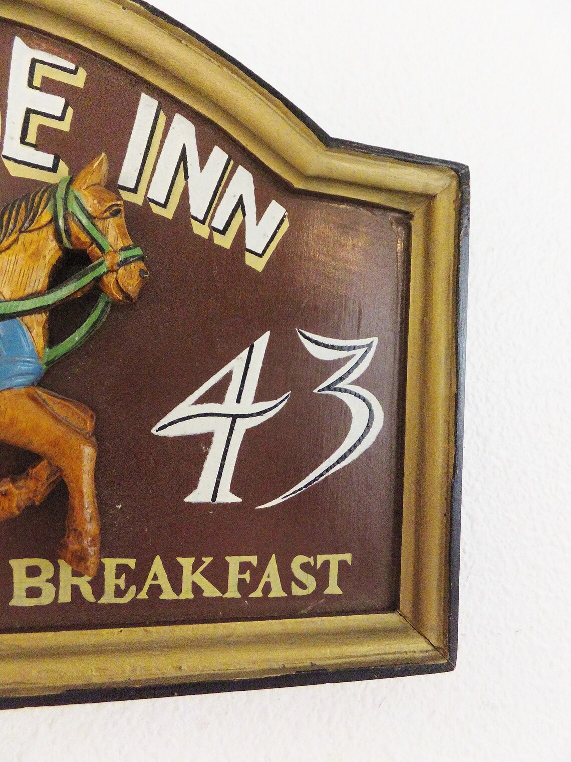 Sea Horse Sign Vintage Carousel Sign Bed & Breakfast Seahorse | Etsy