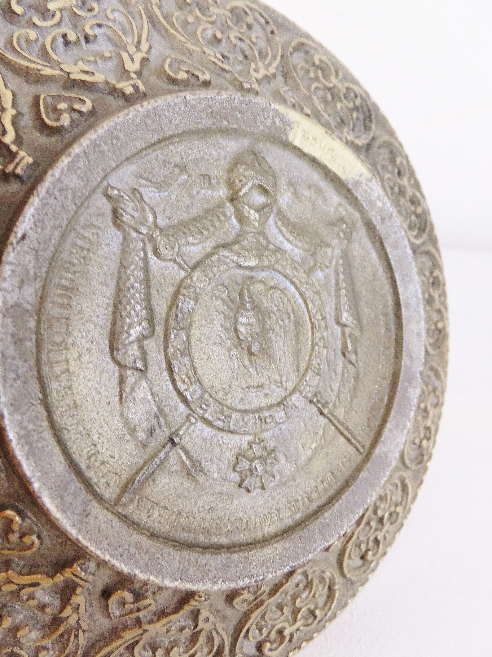Ornate Brass Napoleon Dish Korea Brass Neoclassic Trinket Dish - Etsy