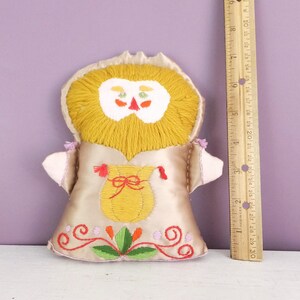 Embroidered Art Doll MCM Doll Storytelling Doll From the 1960's Bearded ...