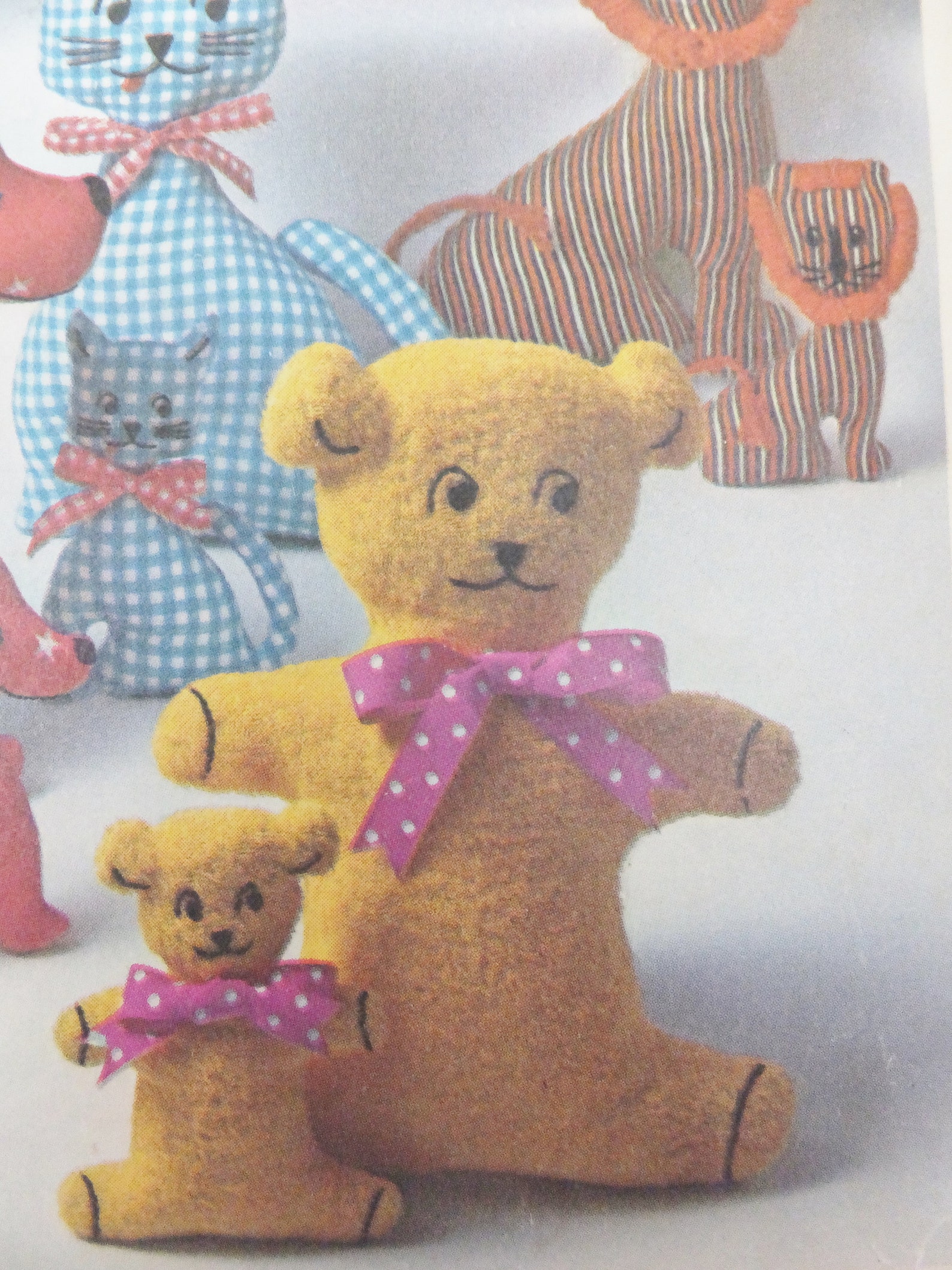 Vintage Stuffed Animal Sewing Pattern Stuffie Pattern Doll | Etsy