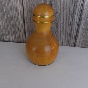 Vintage Mid Century Bowling Pin Bank Gift for Dad Gift for Guy Bowler ...