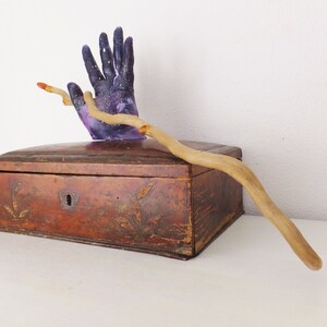 Long Magic Wand With Orange Agate Tip Wiccan Wand Potter Witch's Wand ...