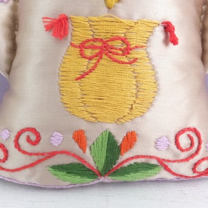 Embroidered Art Doll MCM Doll Storytelling Doll From the 1960's Bearded ...