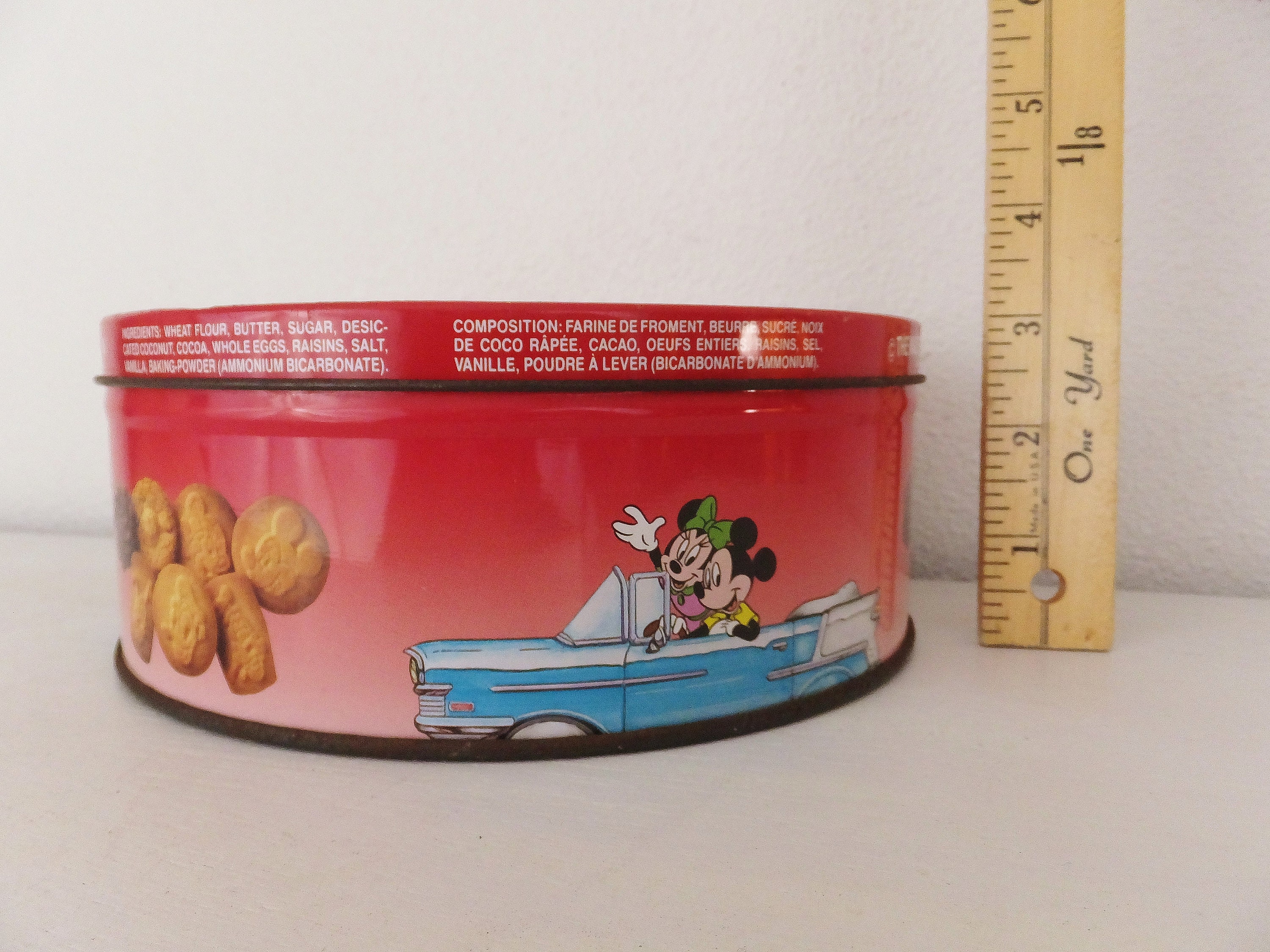 Vintage Disney Tin Vintage 1980's 1990's Mickey and - Etsy Australia