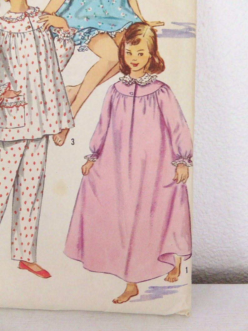Vintage 1950's Pajamas Retro Simplicity 1828 Sewing - Etsy