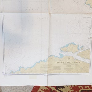 Map of British Columbia Canada Map Cape Scott to Cape Calvert Map ...
