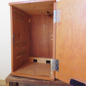 Vintage Microscope Box Wooden Box Tiyoda Microscope Box Wood Box ...