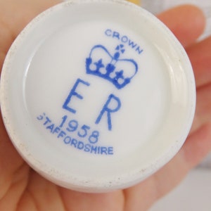 Vintage British Cups Ceramic Shot Glasses Tea Cups EIIR Queen of ...