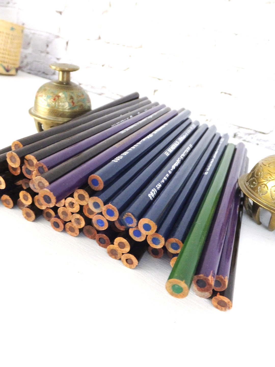 Vintage Colored Pencil Lot: 1950s Art Pencils, Unsharpened - Etsy