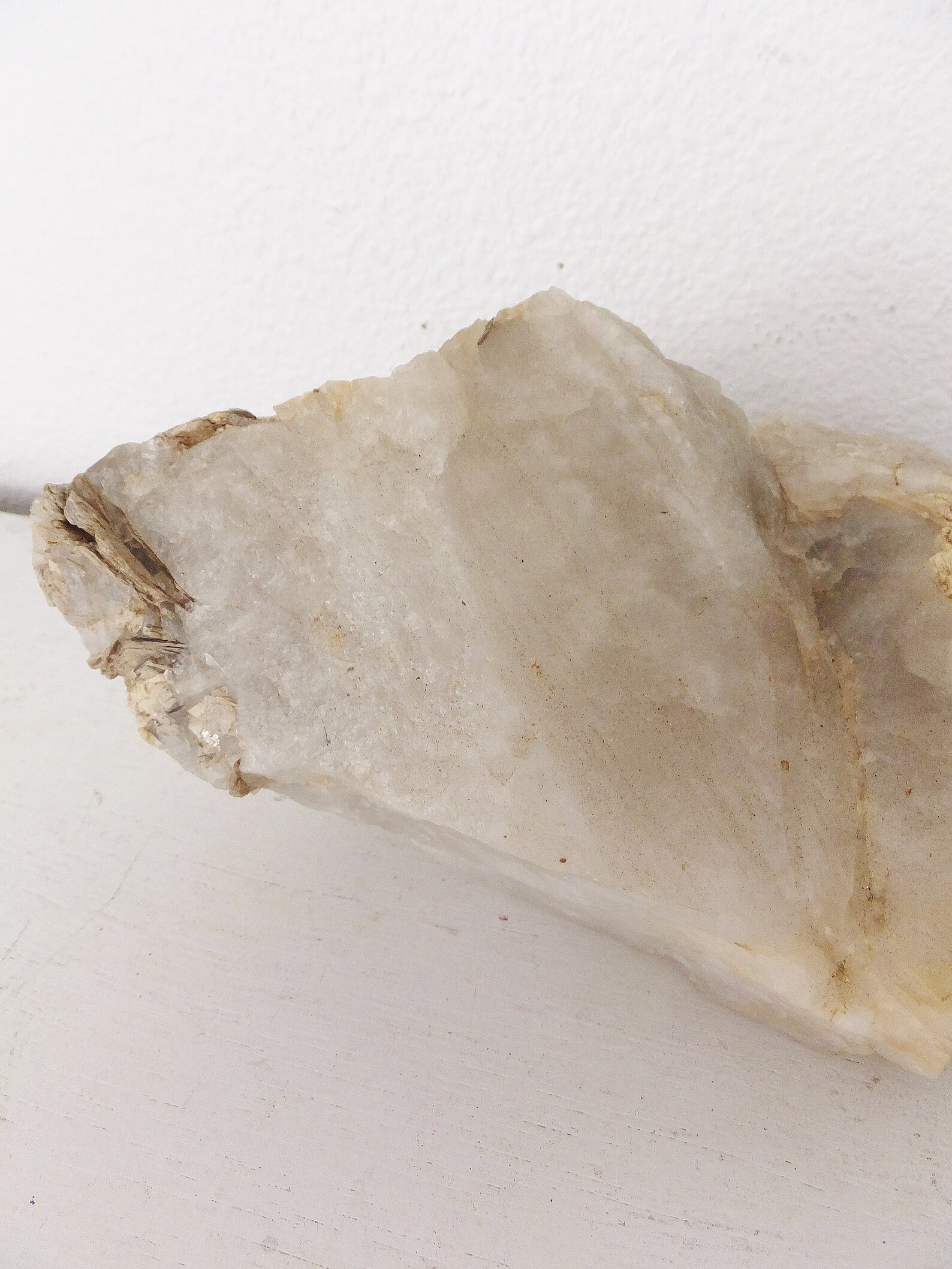 Natural White Quartz Rock With Mica Large Rustic Rock Boho - Etsy