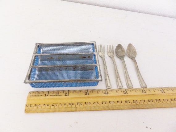 Miniature Doll Utensils With Tray Doll Forks Spoons Set - Etsy