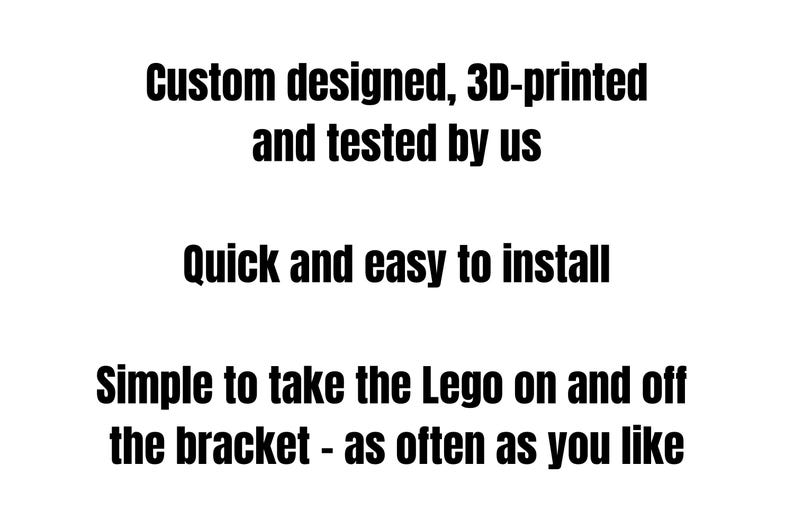 Wall Mount Bracket (horizontal) for LEGO Technic Ferrari SF-24 F1 Car ...