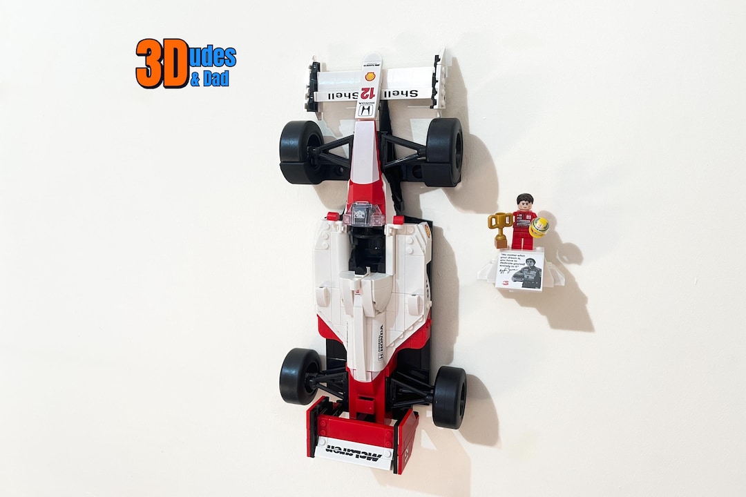 Wall Mount Bracket for LEGO Icons Mclaren MP4/4 (set 10330) | Bespoke ...