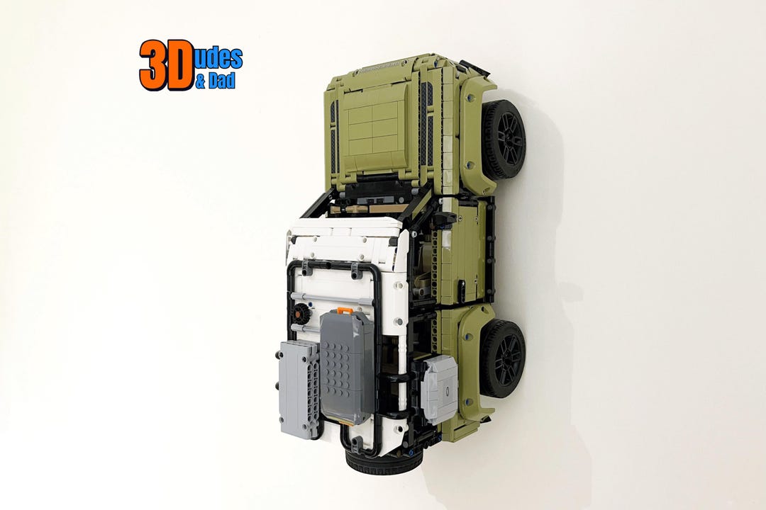 Wall Mount Bracket for LEGO Technic Land Rover Defender (set 42110 ...