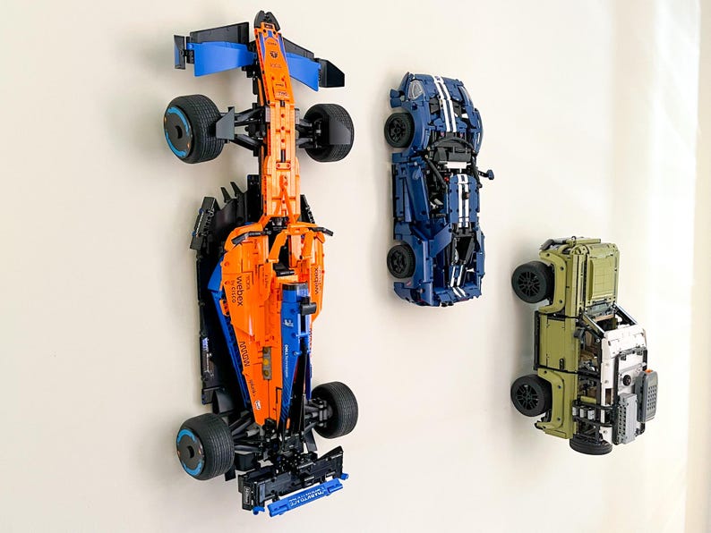 Wall Mount Bracket vertical for LEGO Technic Mclaren Formula 1 2022 set ...