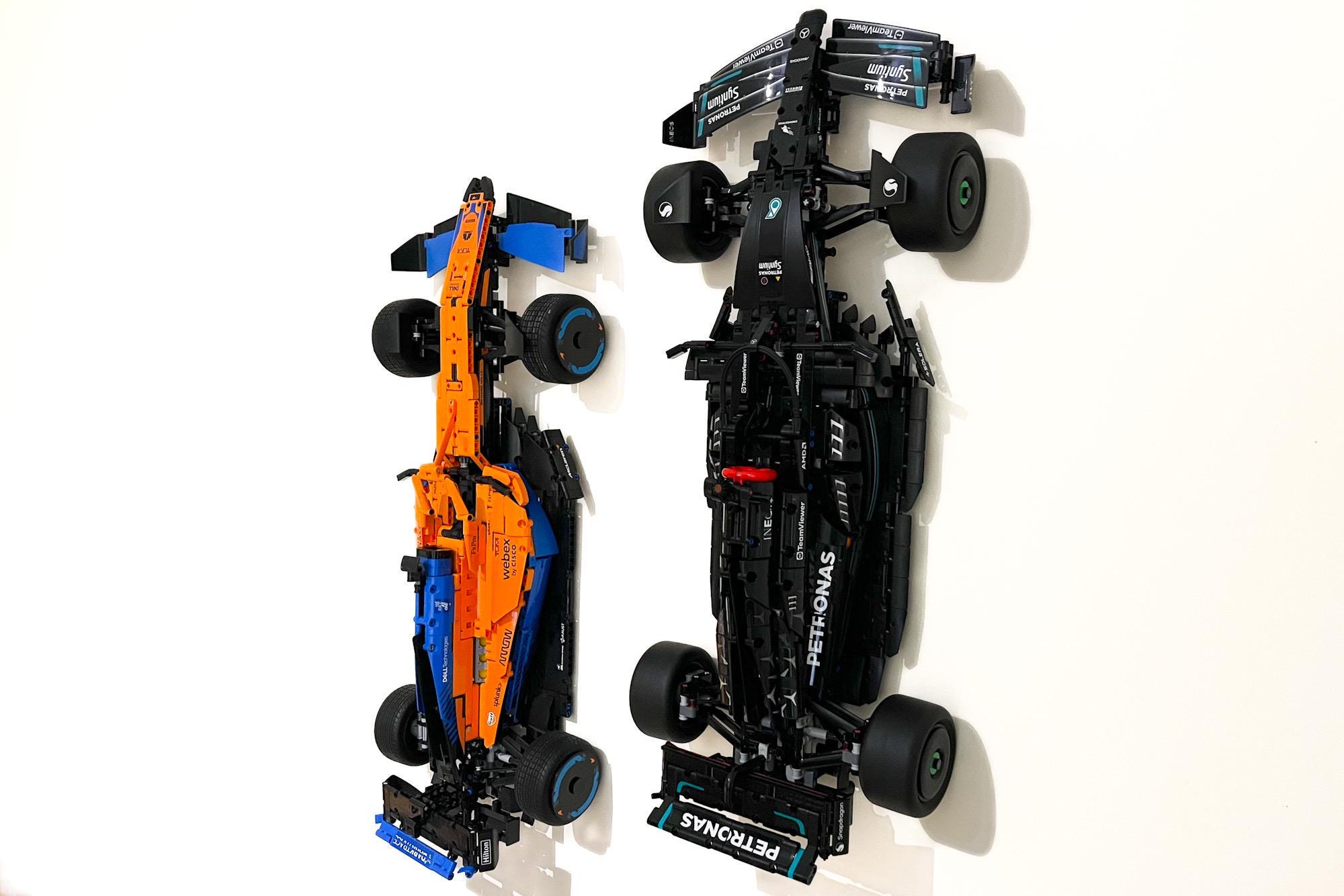 Wall Mount Bracket vertical for LEGO Technic Mercedes AMG W14 F1 Car ...