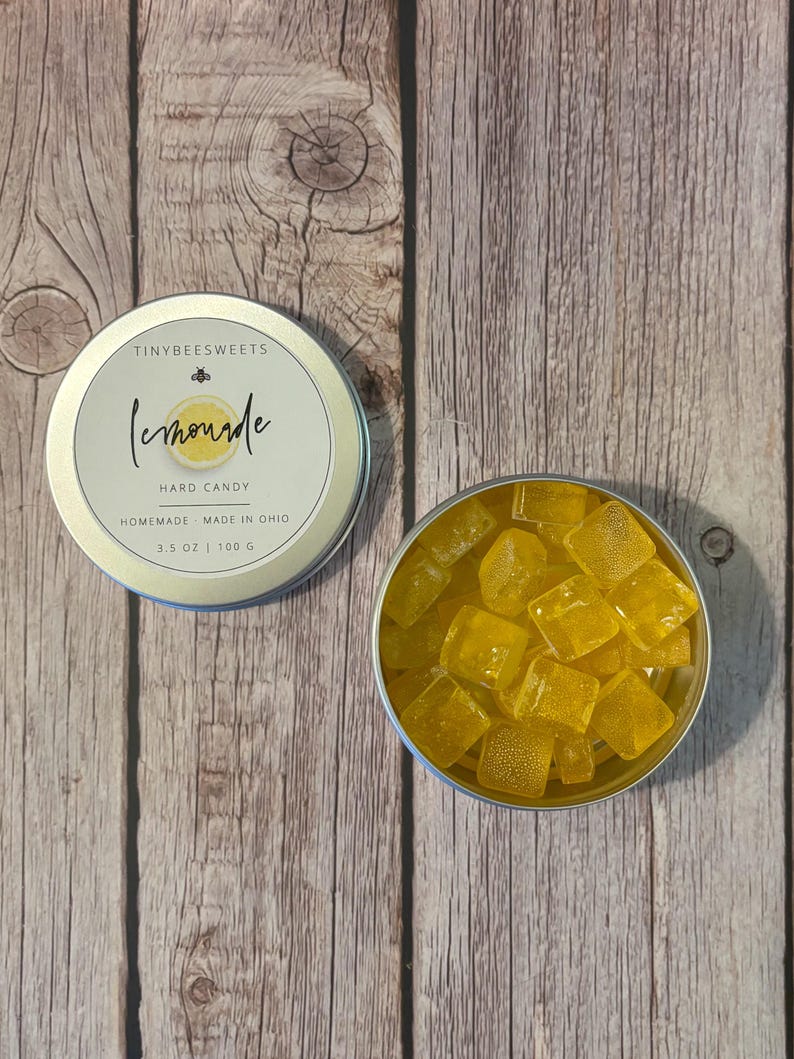 Lemonade Hard Candy Squares Homemade Candy Small Batch - Etsy