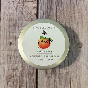 Peach Hard Candy Squares | Homemade Candy | Small Batch - Etsy