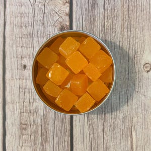 Peach Hard Candy Squares | Homemade Candy | Small Batch - Etsy