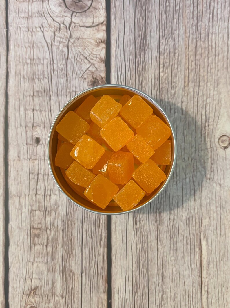 Peach Hard Candy Squares | Homemade Candy | Small Batch - Etsy