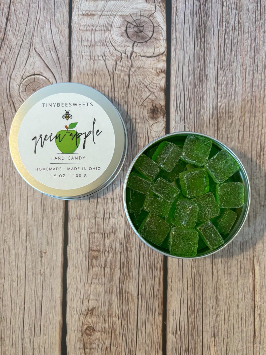 Green Apple Hard Candy Squares | Homemade Candy | Small Batch - Etsy