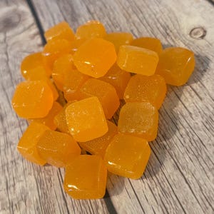 Peach Hard Candy Squares | Homemade Candy | Small Batch - Etsy