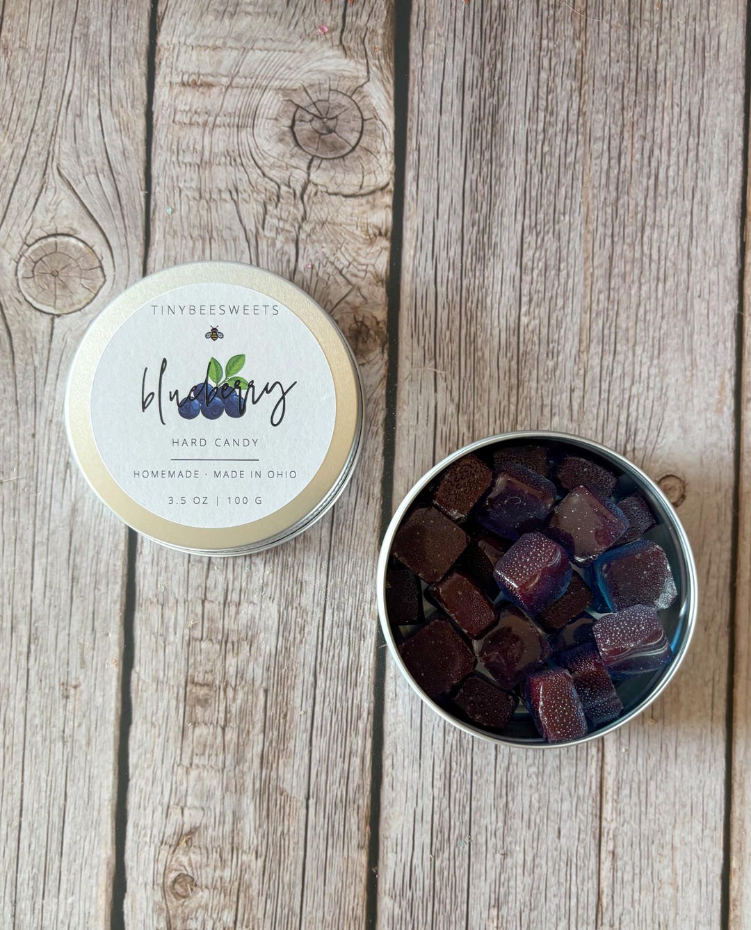 Blueberry Hard Candy Squares | Homemade Candy | Small Batch - Etsy