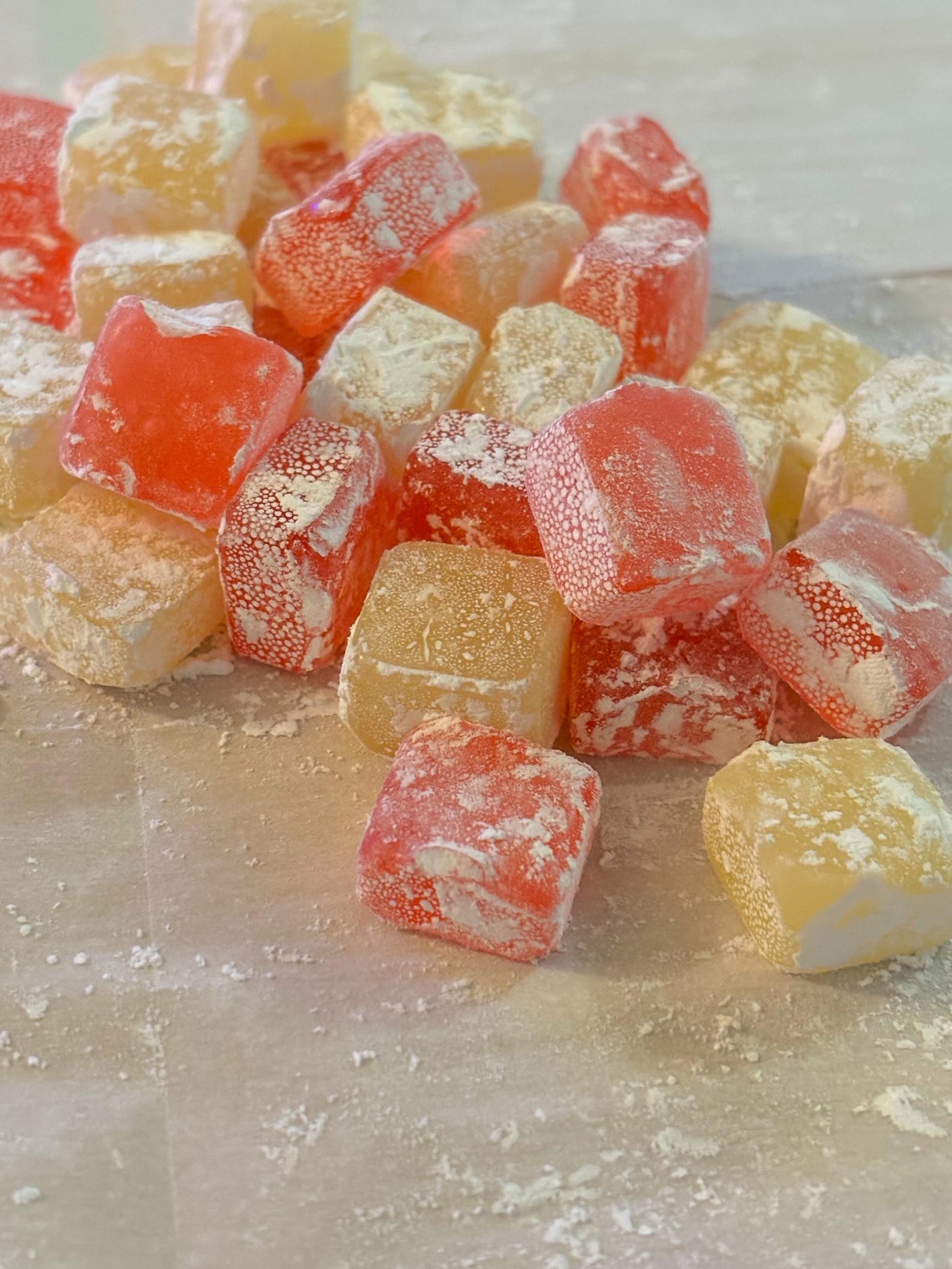 Peppermint Hard Candy Squares Homemade Candy Small Batch - Etsy